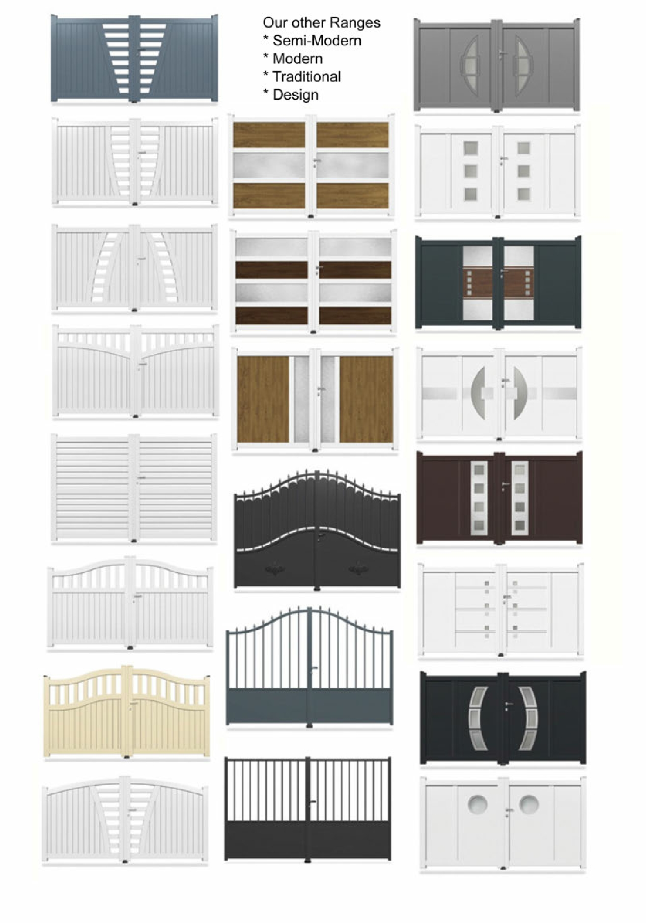 AutoGatesUK Aluminium Gate Designs | AutoGates UK